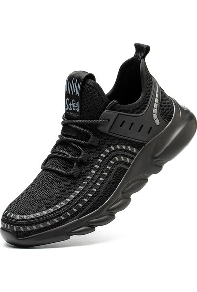 Anbaili Iş Için Güvenli Bot Ayakkabı - Siyah (Yurt Dışından)