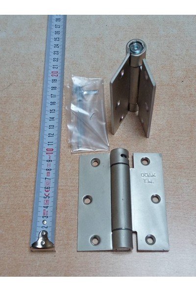 Drl Tek Yönlü Yaylı Menteşe - (100*90*3 Mm) - (1 Çift)