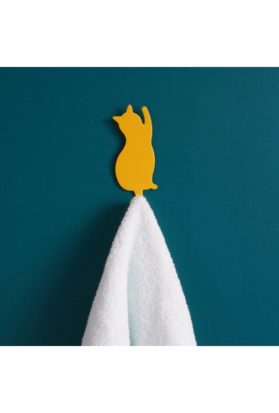 Yoyoso 2li Yapışkanlı Metal Kanca Kedi