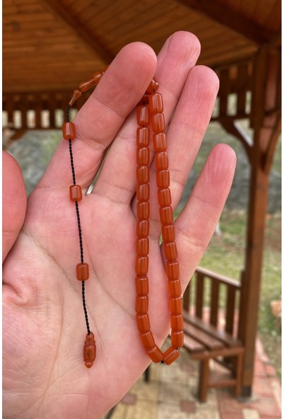 Müntakış Sistem Püsküllü Orjinal Sıkma Kehribar Tesbih Müntakış Sistem Püsküllü Orjinal Sıkma Kehribar Tesbih