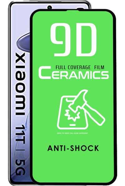 Kzy Xiaomi Mi 11T Tam Kaplayan Seramik Nano Esnek Ekran Koruyucu Cam