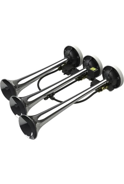 Carub Korna 12V 3 Borulu Krom Marco Tip Arap Dalidali Carub Korna 12V 3 Borulu Krom Marco Tip Arap Dalidali