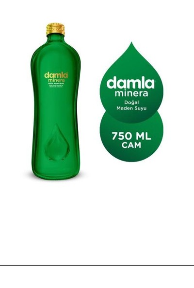Damla 750 Ml. Doğal Maden Suyu X12
