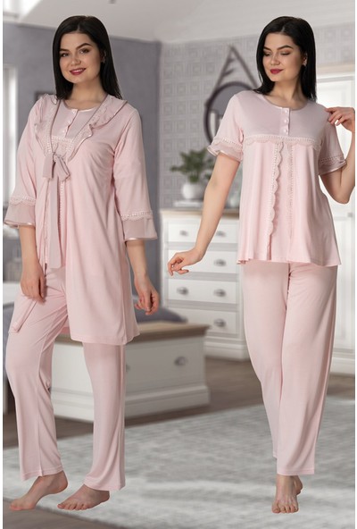 Effort Kısa Kol Lohusa Üçlü Takım Effort 4074