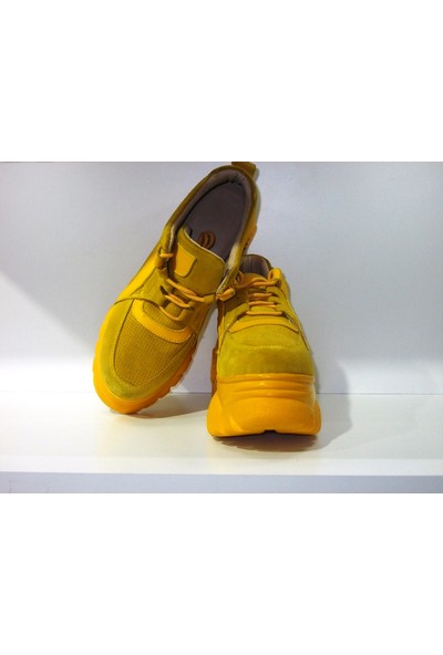 Shoesinn34 Magıc 0267 Deri Kalın Yüksek Taban Ayakkabı