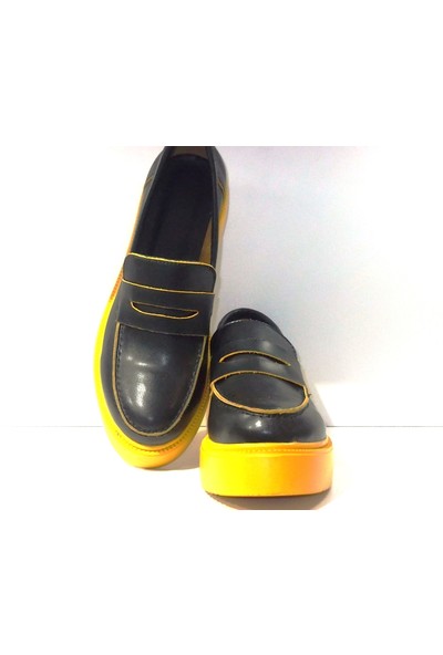 Shoesinn34 Magıc 7273 Deri Ayakkabı Sarı