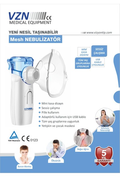 Vzn Mesh Ultrasonik Hava Makinasi ( Buhar Makinesi ) Vzn Mesh Ultrasonik Hava Makinasi ( Buhar Makinesi )