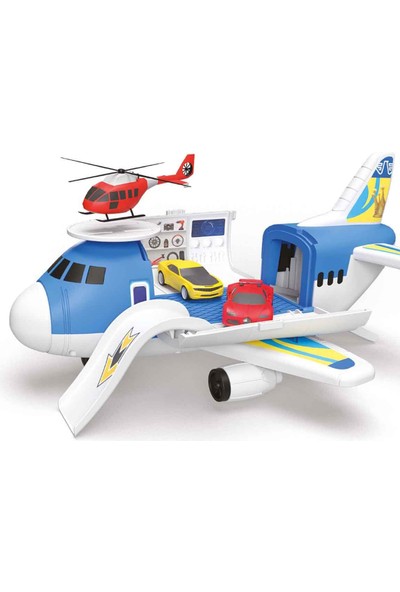 Maxx Wheels 2'si 1 Arada Uçak Garaj Seti