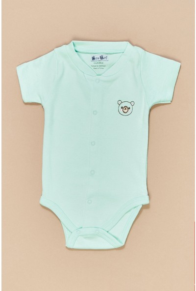 FullaModa Çocuk Ayıcık Baskılı Çıtçıtlı Body