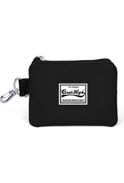 Yaygan Coral High Siyah Lüx Para Çantası