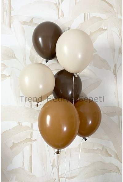 Trend Hediye Sepeti Pastel Çikolata Karamel Deniz Kumu Balon 6 Adet Trend Hediye Sepeti Pastel Çikolata Karamel Deniz Kumu Balon 6 Adet