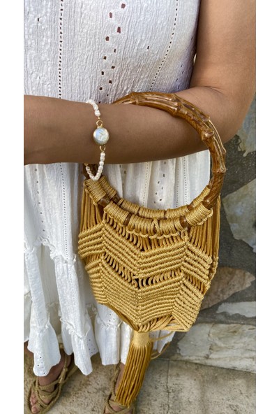 Shiny Sedefli Barok Inci Bileklik Shiny Sedefli Barok Inci Bileklik