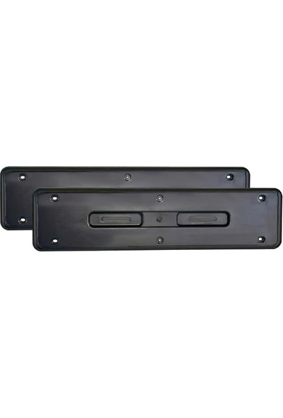 Team Car Oto Plakalık Hummer Tipi Abs Plastik Parlak Siyah 1 Takım 2 Adet Team Car Oto Plakalık Hummer Tipi Abs Plastik Parlak Siyah 1 Takım 2 Adet