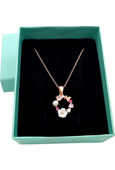 Wish Silver Renkli Manolya Kolye