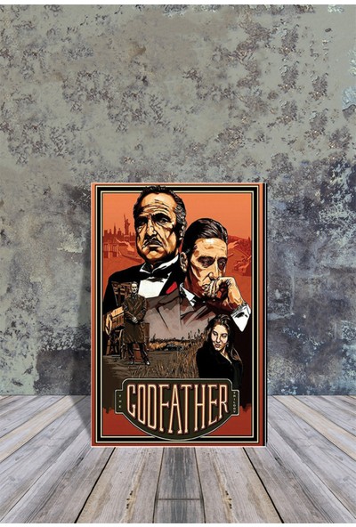 Hediyetto Mdf Tablo The Godfather / Baba **** 20X30 PST-113