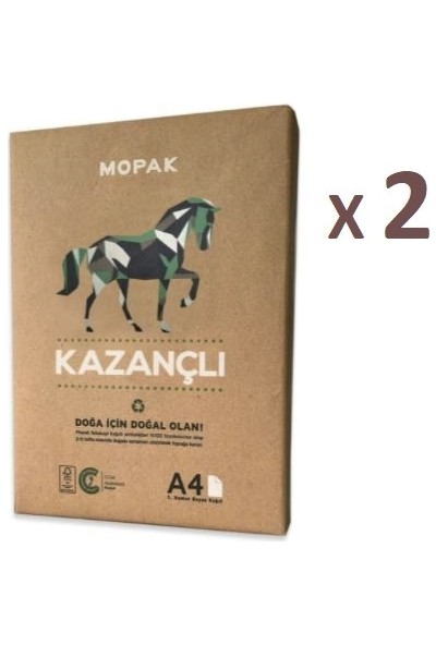 Mopak Kazançlı Ofis A4 Fotokopi Kağıdı 80 G/m² 1000 Sayfa 2 Paket Mopak Kazançlı Ofis A4 Fotokopi Kağıdı 80 G/m² 1000 Sayfa 2 Paket