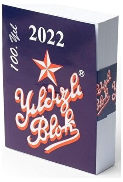 Yıldızlı Blok 2022 Masa Takvimi