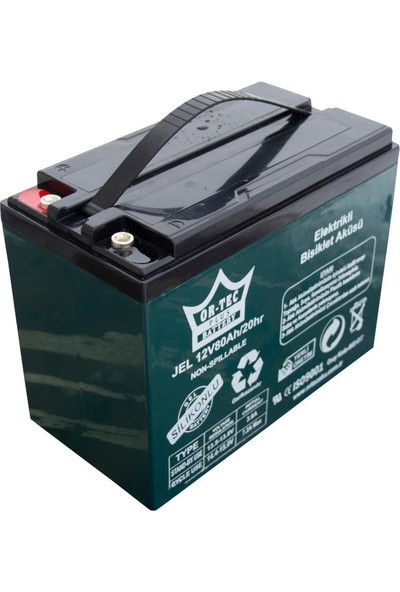 Or-Tec Ortec 6'lı Set 12V 80 Ah Jel Motor Aküsü (Üretim Yılı: 2022) Or-Tec Ortec 6'lı Set 12V 80 Ah Jel Motor Aküsü (Üretim Yılı: 2022)