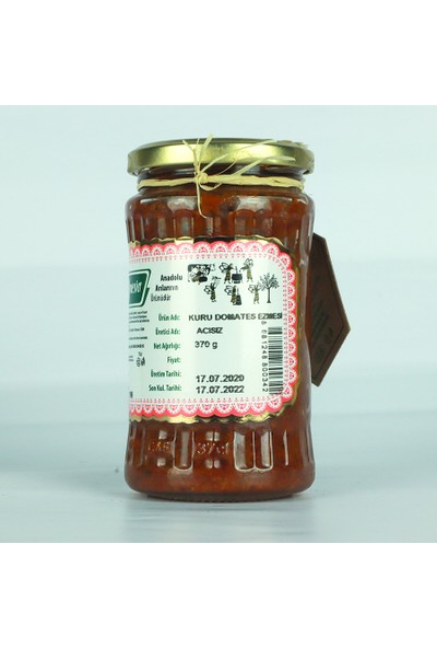 Amesia Acısız Kuru Domates Ezmesi 370 gr Amesia Acısız Kuru Domates Ezmesi 370 gr