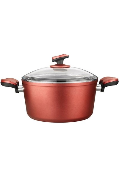 Cem Titania Döküm Titanyum Derin Tencere - Yemek Tenceresi 24 cm Cem Titania Döküm Titanyum Derin Tencere - Yemek Tenceresi 24 cm