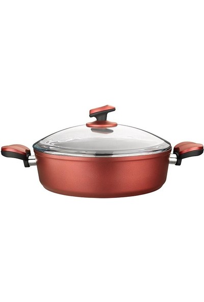 Cem Titania Döküm Titanyum Karnıyarık Tencere - Pilavlık Tencere 30 cm Cem Titania Döküm Titanyum Karnıyarık Tencere - Pilavlık Tencere 30 cm