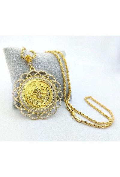 Ey Fashion Zirkon Taşlı Altın Kaplama Kolye Ey Fashion Zirkon Taşlı Altın Kaplama Kolye