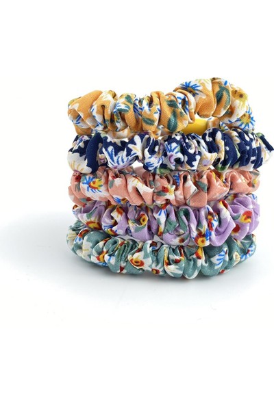 ÇLK Accessories 4 Lü Çiçekli Lastik Toka TRTOKA9708 T31753