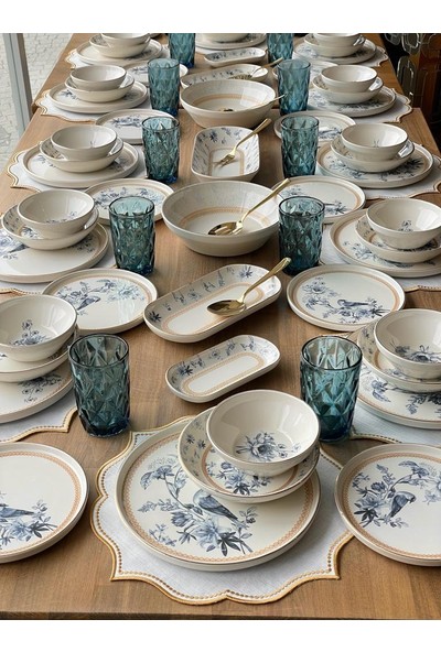Rossev Yemek Takımı Grandala 84 Parça 12 Kişilik Rossev Yemek Takımı Grandala 84 Parça 12 Kişilik
