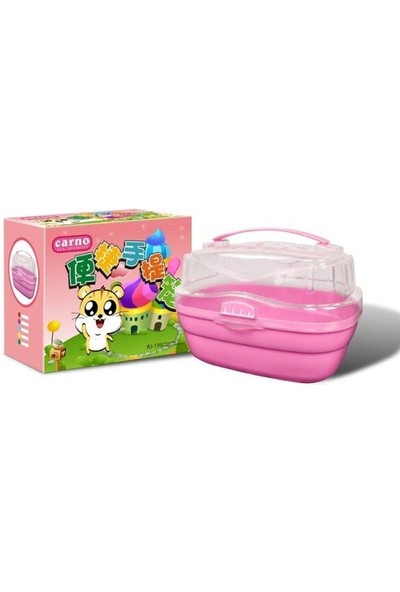 Carno Hamster Plastik Taşıma Kafesi Çantası (Kemirgen Suluğu Hediyeli) 23*16*15 cm Carno Hamster Plastik Taşıma Kafesi Çantası (Kemirgen Suluğu Hediyeli) 23*16*15 cm