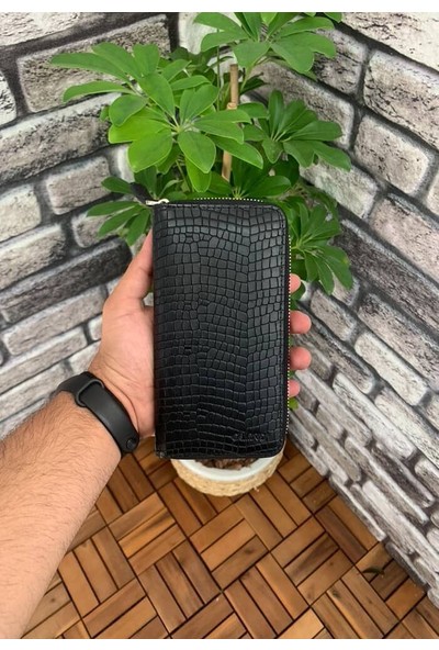 AsyaClub Hakiki Deri Unisex Siyah Texas Baskı Fermuarlı Portföy Cüzdan AsyaClub Hakiki Deri Unisex Siyah Texas Baskı Fermuarlı Portföy Cüzdan