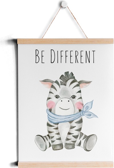 Carettart Şirin Zebra Pu Deri Çocuk Odası Duvar Tablosu Carettart Şirin Zebra Pu Deri Çocuk Odası Duvar Tablosu