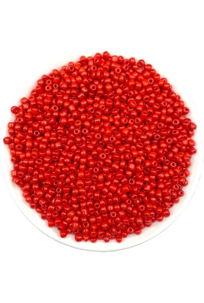 Hedef Bijuteri 50 Gram Kırmızı Renk Mat Cam Kum Boncuk , Takı Yapım Boncuğu (50GR,~600 Adet) Hedef Bijuteri 50 Gram Kırmızı Renk Mat Cam Kum Boncuk , Takı Yapım Boncuğu (50GR,~600 Adet)