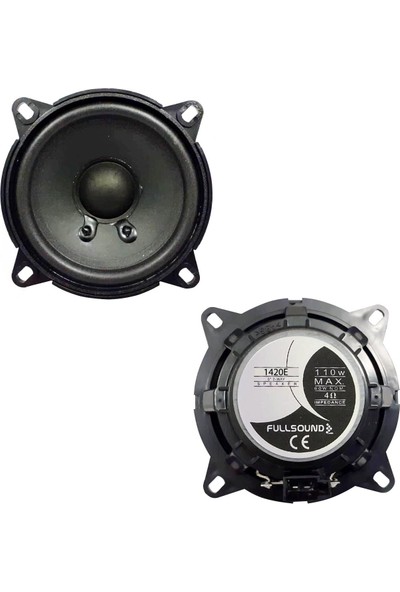 Fullsound Oto Hoparlör 10CM 110W 1 Adet Fullsound K-1420E Fullsound Oto Hoparlör 10CM 110W 1 Adet Fullsound K-1420E