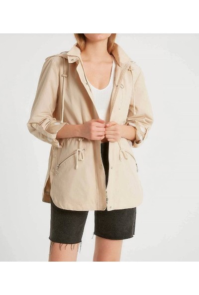 Elim Dört Mevsimlik Yırtmaçlı Trençkot