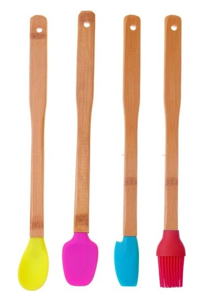 Bambum Zolly 4'lü Spatula Seti Büyük