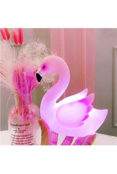 Gans Toys LED Işıklı Silikon Flamingo Gece Lambası Aydınlatması Gans Toys LED Işıklı Silikon Flamingo Gece Lambası Aydınlatması