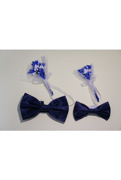 Güçlü Kadınlar Atölyesi Baba Oğul Papyon Yaka Çiçeği Seti