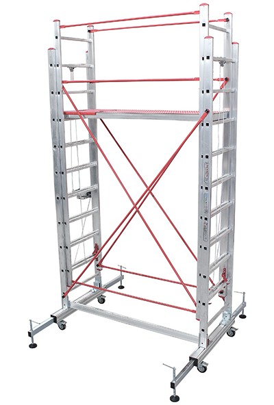 Vizyon 2x3 6 Metre Alümimyum Teleskopik Iskele Vizyon 2x3 6 Metre Alümimyum Teleskopik Iskele