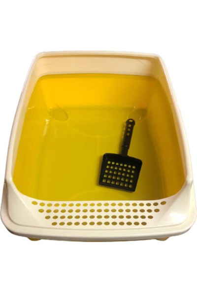 Moni Pet Monipet Açık Kedi Tuvaleti Sarı 35X45X17