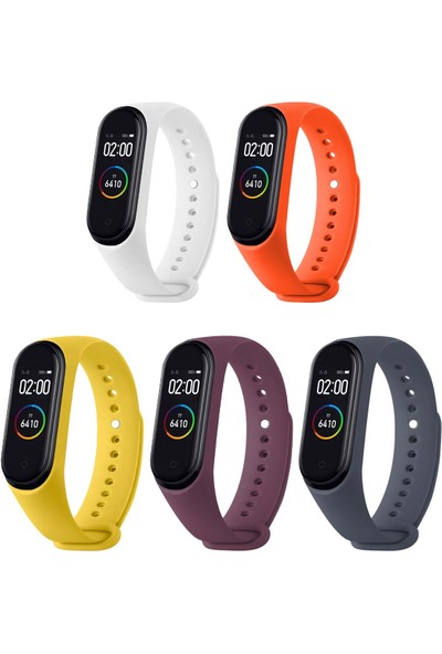 I'M Watch Xiaomi mi Band 3 ve Mi Band 4 Uyumlu 5'li Kordon Seti I'M Watch Xiaomi mi Band 3 ve Mi Band 4 Uyumlu 5'li Kordon Seti