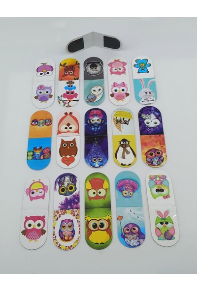 Gifts Turkiye Giftsturkiye Kitap Ayracı Içi Mıknatıslı Ufak Ebat Sevimli Baykuşlar ( 15 Adet )