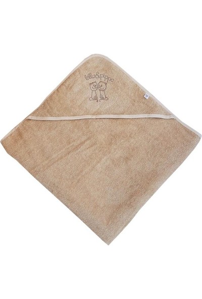BBB Nakışlı Kapşonlu Bebek Kundak Banyo Havlusu 100X100 cm