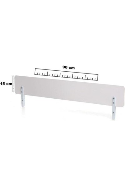 Baby Door Babydoor Bebek Güvenlik Ahşap Yatak Bariyeri 90 x 15 cm Beyaz Mdf Baby Door Babydoor Bebek Güvenlik Ahşap Yatak Bariyeri 90 x 15 cm Beyaz Mdf
