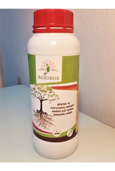 AgroBox 1 L Bitkisel ve Hayvansal Menşeili Amino Asit Içeren Organik Sıvı Gübre (Kök Güçlendirici- Eramino) AgroBox 1 L Bitkisel ve Hayvansal Menşeili Amino Asit Içeren Organik Sıvı Gübre (Kök Güçlendirici- Eramino)