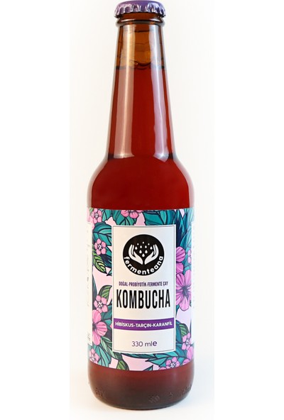 Fermenteana Kombucha 6'lı Hibiskus-Tarçın-Karanfil