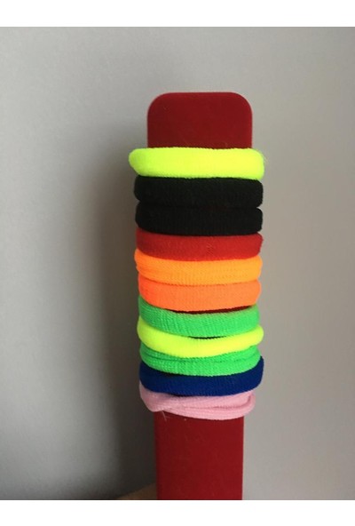 Burcu Dekorasyon Renkli Lastik Toka