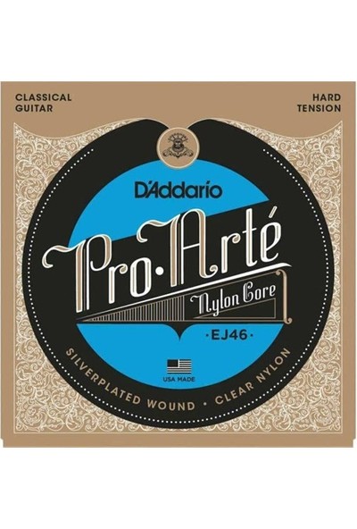 D'Addario EJ46 Hard Tension Klasik Gitar Teli D'Addario EJ46 Hard Tension Klasik Gitar Teli