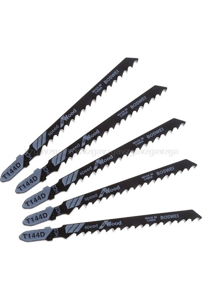 MINI 5 Adet Dekupaj Testere Bıçağı Ahşap Kesme 100 mm MINI 5 Adet Dekupaj Testere Bıçağı Ahşap Kesme 100 mm