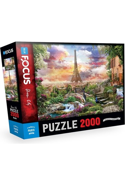 Blue Focus Paris 2000 Parça Puzzle Blue Focus Paris 2000 Parça Puzzle