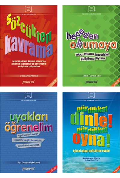 Pencere Sey Dil Becerileri 4 Cilt